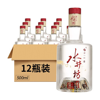 【水井坊水井坊】【酒小二】水井坊 臻酿八號52°浓香型白酒500ml 6瓶 整箱装【行情 报价 价格 评测】-京东