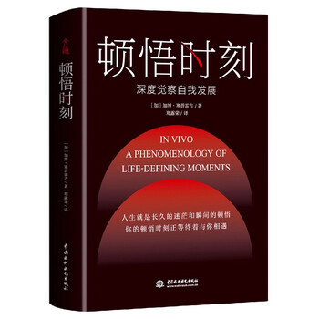 顿悟时刻精装书哲学大师塞普雷吉著经典励志书籍心理学书籍增强自信走出迷茫明确目标找到真正的自我摆脱时间