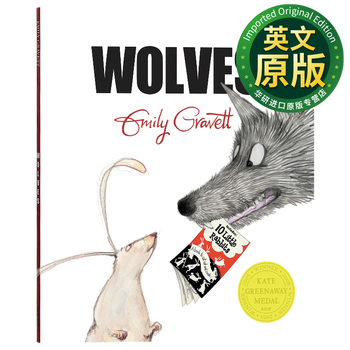 《狼 Wolves 亲子故事书 Emily Gravett 埃米莉格雷维特 英文版 进口英语书籍 英文原版绘本 格林纳威奖》【摘要 书评 试读 ...