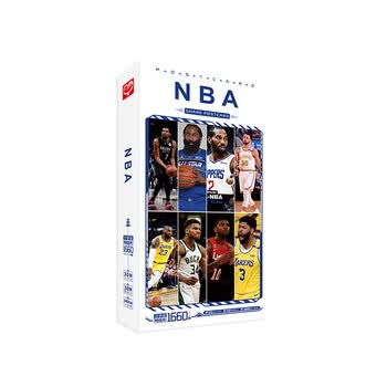 体育球星NBA明信片乔丹科比詹姆斯哈登库里艾弗森足球梅西C罗周边 NBA明信片(封面随机)
