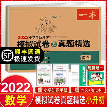 2022小学毕业升学模拟试卷及真题精选数学 全国通用 一本小升初总复习六年级数学模拟试卷各地真题冲刺小升初数学总复习资料