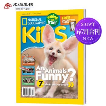 National Geographic Kids 美国国家地理杂志少儿版人文地理儿童英文版阅读期刊 2019年6/7月合刊
