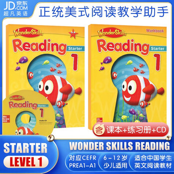 原版进口麦克劳希尔出版WonderSkills Reading 分级阅读训练教材培养小学英语阅读技能 starter 1