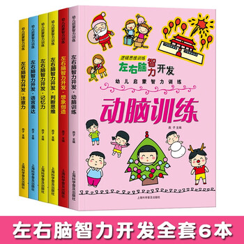 逻辑思维训练左右脑全脑开发儿思维训练2-3-4-5-6岁幼儿开发智力 动脑训练
