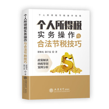 个人所得税实务操作与合法节税技巧 翟继光  个人所得税合理节税技巧 个人所得税纳税筹划