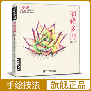 经典全集《彩铅多肉》植物手绘画入门临摹教程书籍彩色铅笔自学圣经温情约绘素描技法飞乐零基础初学