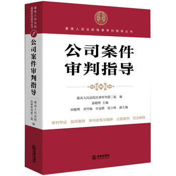 公司案件审判指导【正版图书】