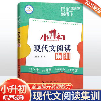 2022新版培优新帮手小升初语文名著 现代文 古诗文  英语语法 阅读理解阅读专项名校真题演练 小升初语文现代文阅读