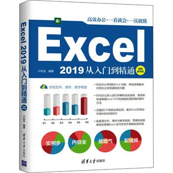 Excel 2019从入门到精通 视频教学版 图书