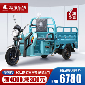 【淮海HH1500DZH-5P】淮海电动三轮车风雷160货车载重拉货家用电瓶车农用车 800w 60&45铅酸【行情 报价 价格 评测】-京东