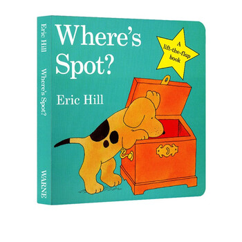 英文原版绘本 幼儿启蒙 Where is Spot 小玻在哪里系列 翻翻纸板书 0-3岁