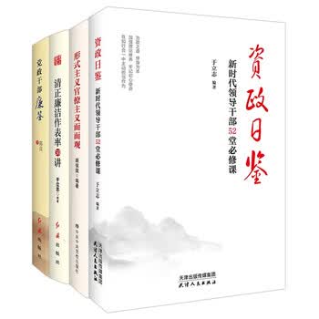廉洁从政系列套装（共4册）党员干部力戒形式主义官僚主义、自觉廉洁从政的生动读本