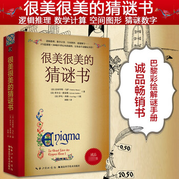 很美很美的猜谜书 创意益智游戏逻辑推理数学计算空间图形猜谜解字开发脑力创造趣味逻辑思维游戏书