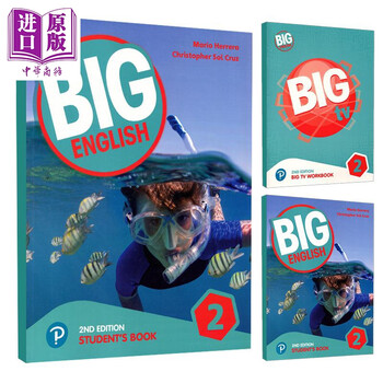 新版朗文培生new Big English 2级套装 学生书课本练习册第二版 美语剑桥考试 小学2年级少儿英语教辅 pearson