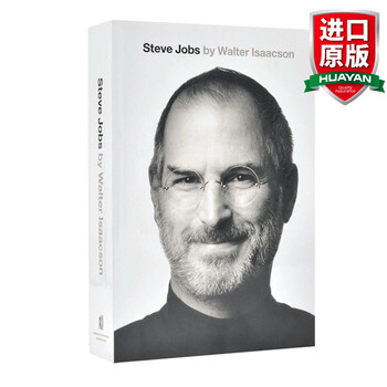 英文原版 乔布斯传 Steve Jobs 人物传记 苹果教父 美国版