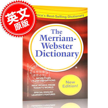 预售 韦氏英语词典韦小红 英文原版 Merriam-Webster Dictionary
