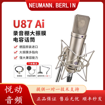 NEUMANN诺音曼全系列电容麦克风专业录音直播话筒主播唱歌设备 U87 Ai 经典 镍色 人声麦克风【图片 价格 品牌 报价】-京东