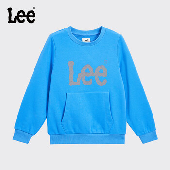 【LeeLK22FWBT0008】Lee男童卫衣棉舒适休闲百搭长袖上衣时尚潮流印花童装衣服 蓝色 120 【行情 报价 价格 评测】-京东