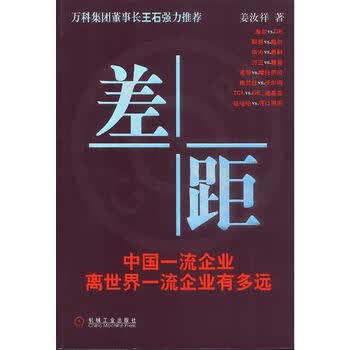 差距 姜汝祥 机械工业出版社