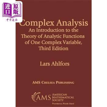 《拉斯阿尔福斯 复分析 复变量解析函数理论导论 第三版 芬兰数学家 Complex Analysis 英文原版 Lars Ahlfors ...