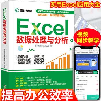 excel数据处理与分析 会计实操辅导 office教程表格制作函数公式零基础入门自学大全 数据透视 Excel数据处理与分析