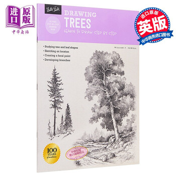 如何绘画系列：树 英文原版 Drawing: Trees: Learn to Draw 素描技巧