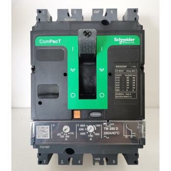 施耐德NSX塑壳断路器NSX250F TMD空开三相3P100A160A200A250A新款 C25F3TM200 NSX250F ...