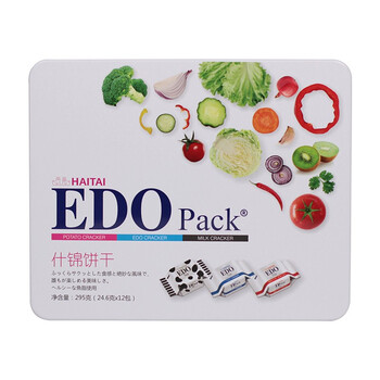 【EDO PACK礼盒】EDO PACK什锦苏打饼干礼盒 295g 韩国进口 海太公司旗下 饼干礼盒【行情 报价 价格 评测】-京东