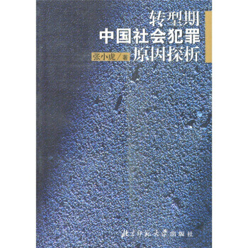 转型期中国社会犯罪原因探析 张小虎 著 北京师范大学出版社