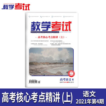 2021教学考试杂志 高考杂志4 高考核心考点精讲  上  2022高考适用 语文