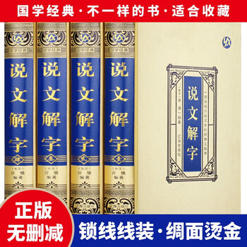 说文解字 许慎 一部详细介绍汉字知识的工具书 说文解字注 今释 精装版