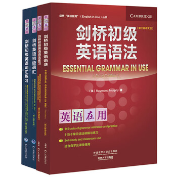 剑桥初级英语语法词汇及练习册套装（剑桥“英语在用”English in Use丛书）（套装共4册）