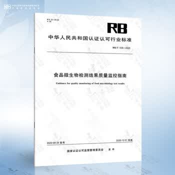 RB/T 038-2020 食品微生物检测结果质量监控指南