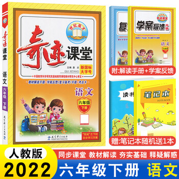 2022新版奇迹课堂六年级下册语文人教部编版RJ  六年级语文教材同步讲解辅导资料