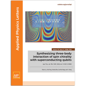 【单期可选】Applied Physics Letters 应用物理学快报 Vol.116 2020 N.11 2020年3月16日