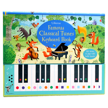 Usborne Famous Classical Tunes Keyboard Book  英文原版