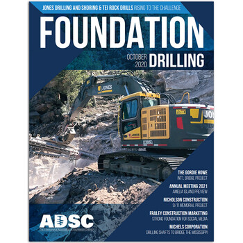 【单期可选】Foundation Drilling 2020/21年月合刊 美国基础钻探行业杂志 2020年10月刊