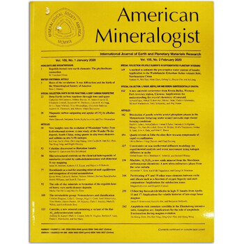 【单期可选】American Mineralogist Vol.105.2  美国矿物学杂志 202 2020年2月刊