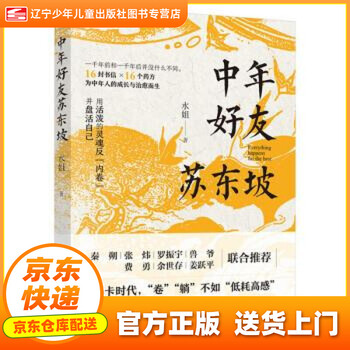 【自营京送 正版书籍】中年好友苏东坡 水姐 著 中国轻工业出版社