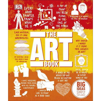 艺术书 英文原版 DK-Big Ideas：The Art Book DK 百科全书