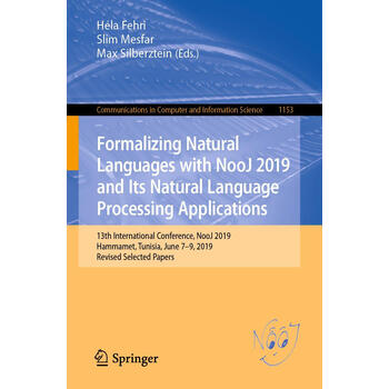 Formalizing Natural Languages with Nooj 2019 and