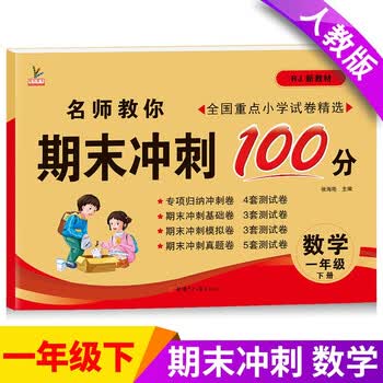 一年级下册数学 人教部编版 期末总复习模拟试卷 期末冲刺100分