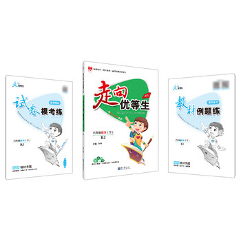 小学走向优等生 六年级数学下册（人教版）六年级下册数学练习册含期中期末测试卷 2021春用 薛金星