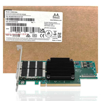 Mellanox迈络思 ConnectX-6 MCX653106A-ECAT IB网卡100G双口 MCX653106A-ECAT IB网卡 ...