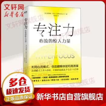 专注力 心流的惊人力量