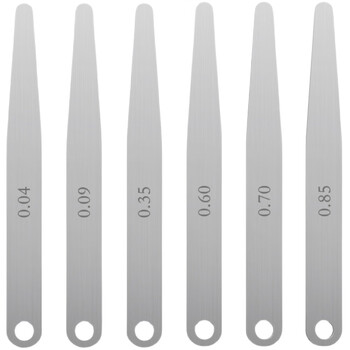 【创思艺厚0.02mm×长100mm】创思艺高精度塞尺单片100长超薄塞规厚薄规钢塞片气门间隙尺 0.02-1.0mm量具 0.04*10片（100长） 【行情 报价 价格 评测】-京东