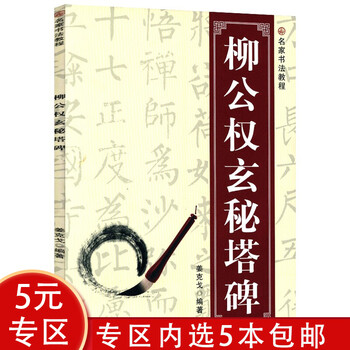 【5本包邮】名家书法教程: 柳公权玄秘塔碑