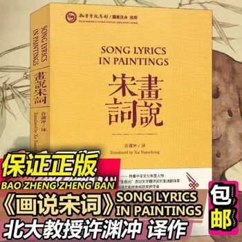 正版 画说宋词许渊冲译 中英双语中国古诗词英汉国学读本研究中英文对照李白杜甫苏轼李清照诗词汉