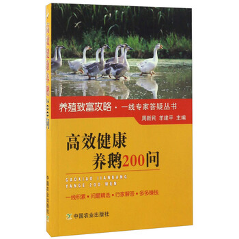 【京联正品】高效健康养鹅200问养殖致富攻略丛书鹅场建设和经营品种与繁育技术人工孵化技术鹅营养与饲料及饲养管理疾病防治书籍