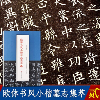 欧体书风小楷墓志集萃贰李誉墓志邓通夫人任氏墓志窦娘子墓志 毛笔软笔楷书练字帖附释文加注解浙江人民美术